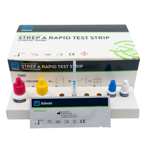 Strep A Test Kits By Innovacon Box Medical Supplies Equipment