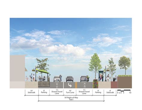 Streetscape Section Diagrams Behance