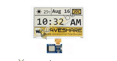 75 Inch Bare E Paper Screen Driver Board Onboard Esp8266 Module