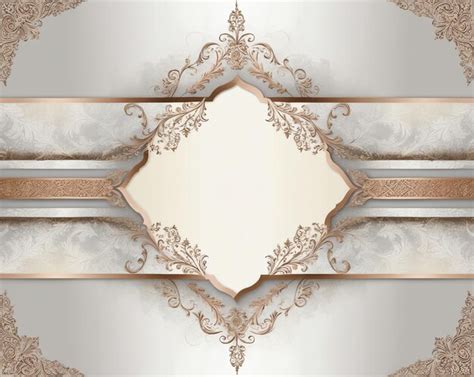 Elegant Border Designs For Invitations Premium Ai Generated Image