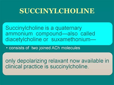 Neuromuscular Blocking Agents Ppt