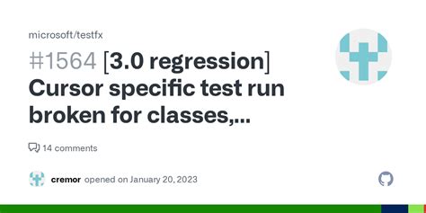 30 Regression Cursor Specific Test Run Broken For Classes