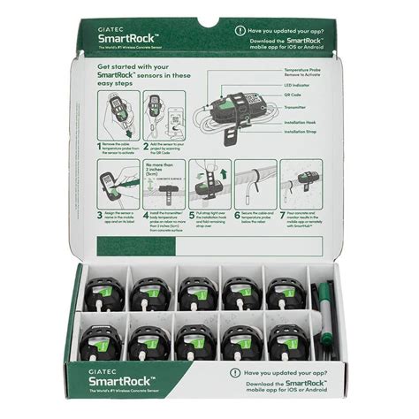 Smartrock® Sensors Concrete Maturity Testing Gilson Co