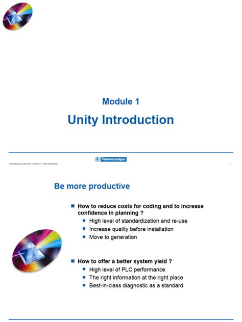 Module 10 Unity Introduction Pdf Programmable Logic Controller