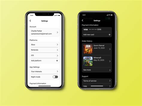Daily Ui 007 Settings By Matthew Farquharson On Dribbble