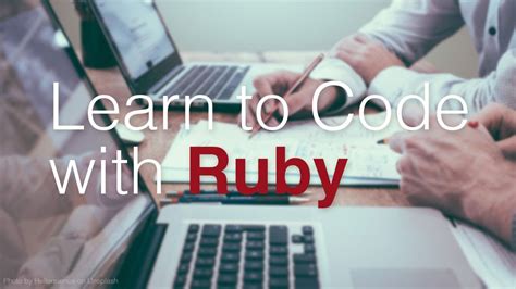 Learn To Code With Ruby Youtube