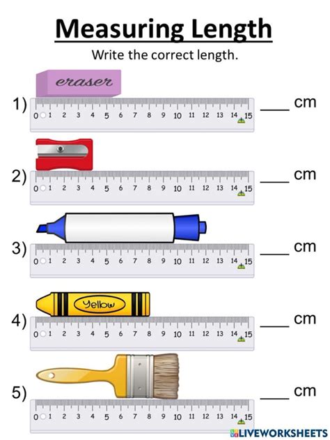 Measurement Length Activity Measurement Activities Measurement Worksheets Math Measurement