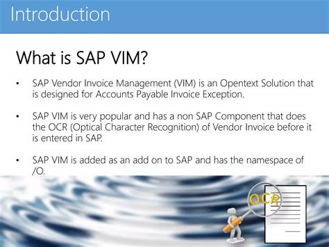 Sap Vendor Invoice Management Reporting Final PPTX