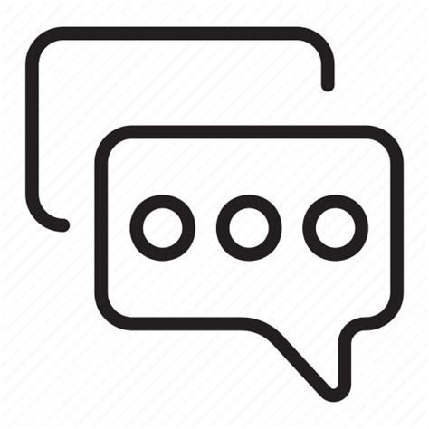 Talk Bubble Chat Comment Bubbles Speech Icon Download On Iconfinder
