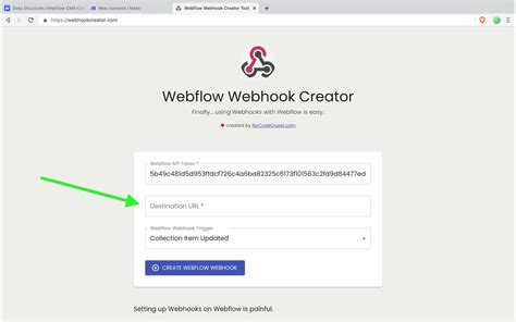 how to filter webflow webhooks for only one cms collection