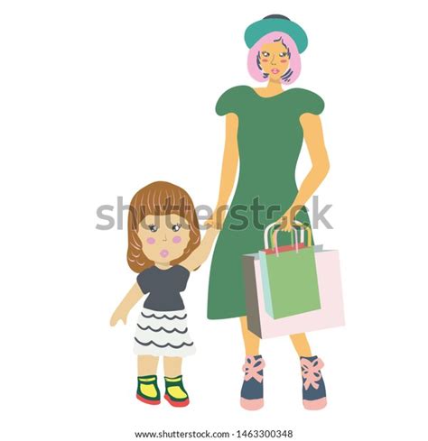 Asian Mom Dauther Over 1 Royalty Free Licensable Stock Vectors