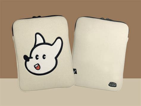 귀여운 한국의 강아지 진돗개 태풍이 아이패드 파우치 텀블벅 크리에이터를 위한 크라우드펀딩