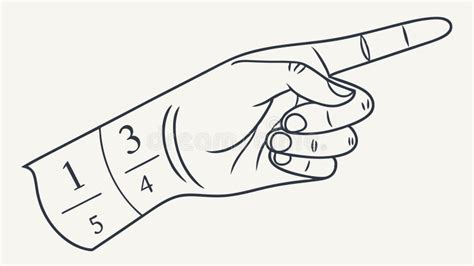 Hand Pointing With Numbers Counting Fingers Hand Gesture Numbers