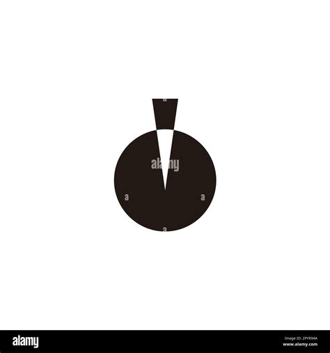 Pencil Circle Geometric Symbol Simple Logo Vector Stock Vector Image And Art Alamy