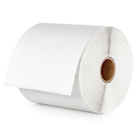 4 X 675 Thermal Roll Shipping Labels W Doc Tab Perforated Rl2398