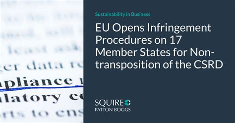 Eu Opens Infringement Procedures On 17 Member States For Non