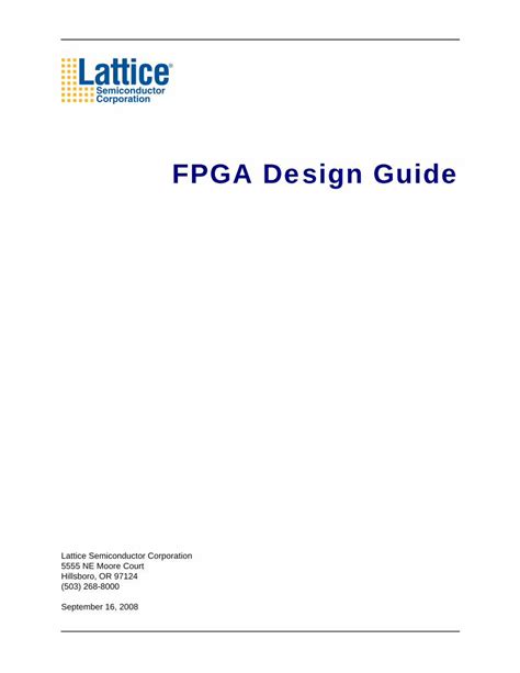 PDF FPGA Design Guide V DOKUMEN TIPS