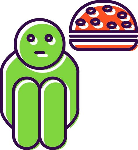 Starvation Filled Icon 42177152 Vector Art At Vecteezy