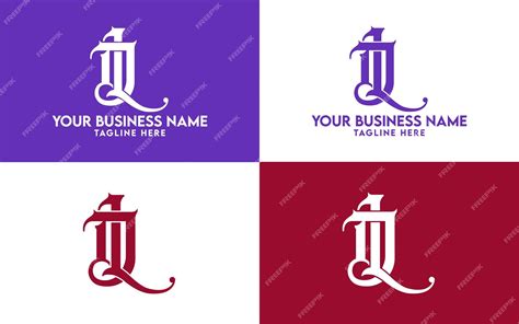 Premium Vector Luxury Interlocking Lj Monogram Or Jl Monogram