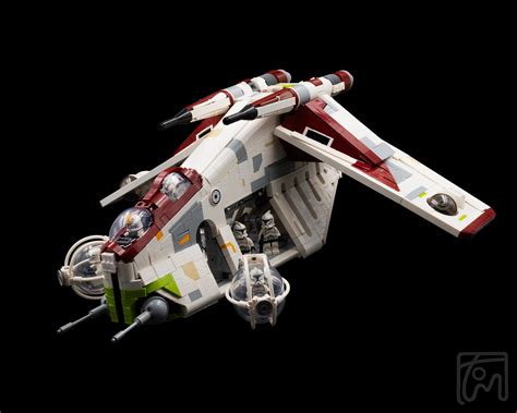 Republic Gunship Lego Ucs Republic Gunship 75309 Review And Lighting