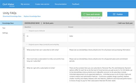 Faq Bots With Microsoft Qna Service Thenappingkat Chats