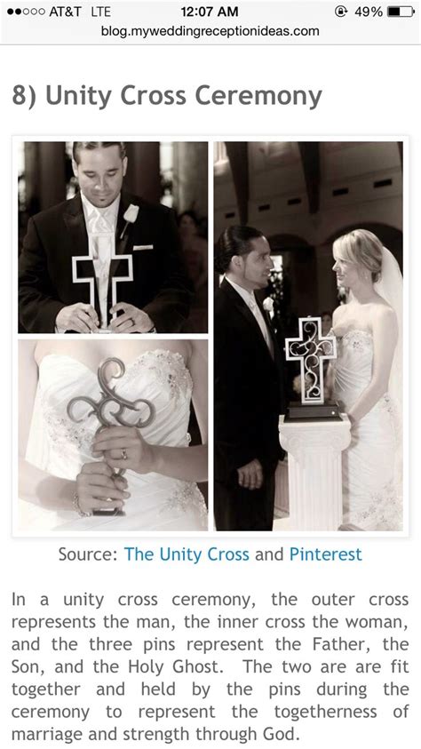 Unity Cross Ceremonie Mariage Mariages Chrétiens Mariage