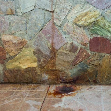 Rust Stains On Concrete Stock Image Image Of Corrosion 672945