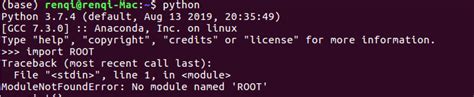 Python Fails To Import Root Root Root Forum