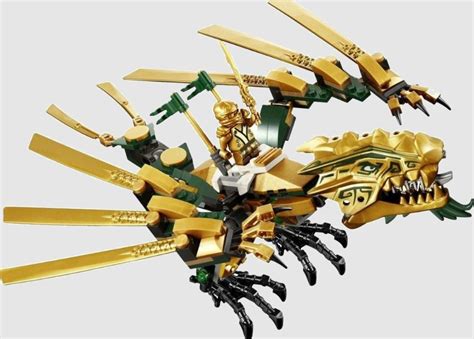 Ninjago de LEGO El dragón dorado Creativarte