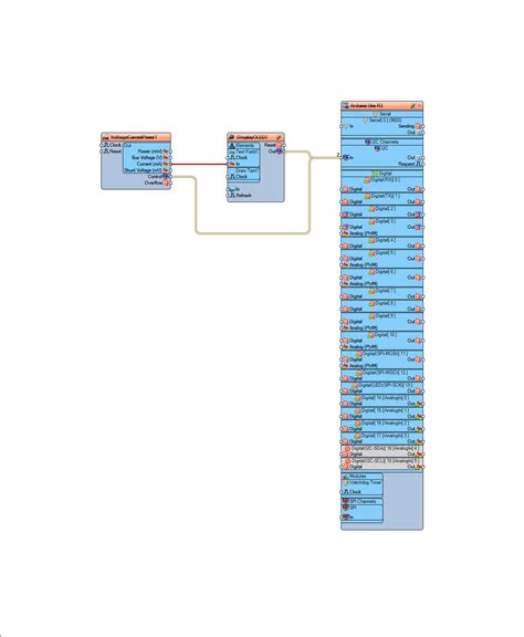 Ina219 Dc Current Sensor Using Visuino And Arduino Visuino Visual Development For Arduino