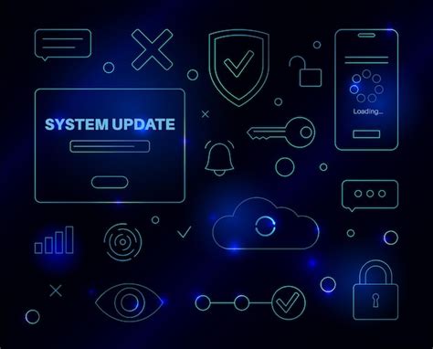 Premium Vector System Update Concept