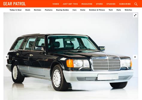 Gear Mercedes Benz Never Made An S Class Wagon But You Can