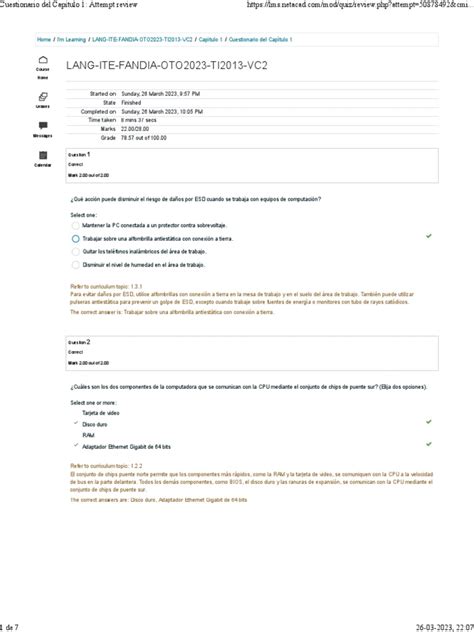 cuestionario capitulo 1 netacad pdf hardware de la computadora