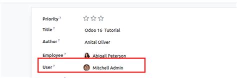 Field Types And Widgets In Odoo 16