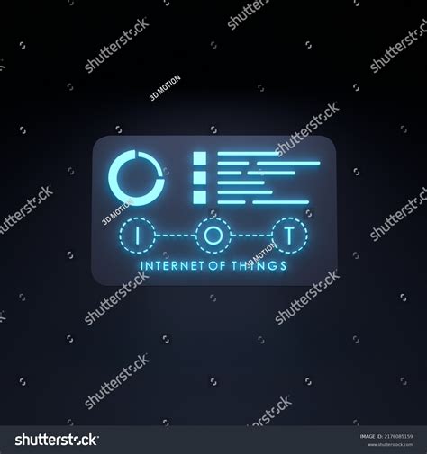 Neon Internet Thing Logo Symbol Iot Stock Illustration 2176085159 Shutterstock
