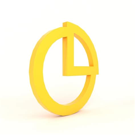 Premium Photo Pie Chart Left Side With White Background