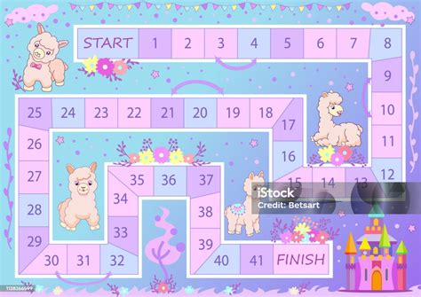 아이 보드 게임 귀여운 Llams 도 서에 대 한 워크시트입니다 아이 들 재미 있는 엔터테인먼트 아이 아트 게임 및 활동 페이지 요정 배경 인쇄에 대 한 배경 화면입니다