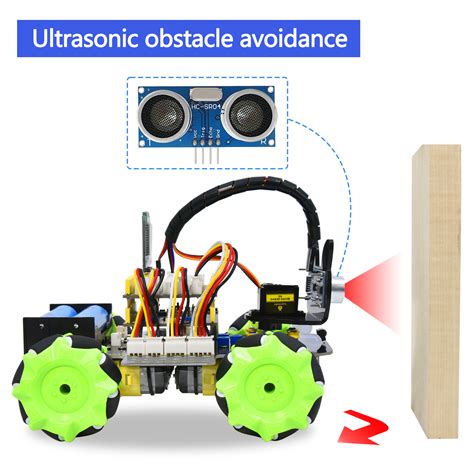 ชุดคิท หุ่นยนต์ Arduino 4 In 1 บังคับด้วยแอพ ควบคุมด้วยเสียงปรบมือ เดินตามเส้น หลบสิ่ง