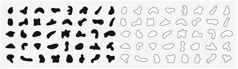 Abstract Organic Shapes Vector Hd Images Blob Shape Abstract Irregular Organic Uneven Bubble