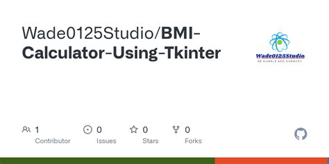 Github Wade0125studiobmi Calculator Using Tkinter