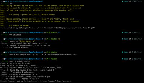 Gitea Setup Ssh And Repository Easycode