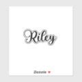 Riley Name Handwritten Calligraphy Sticker Zazzle