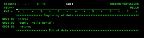 Rpgle Free Format Rpgle Free Format Tutorial As400 Iseries From