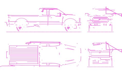 Ford F 150 Supercab Standard Bed P702 14th Gen Dimensions And Drawings