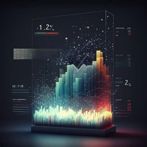 Premium Photo Round Big Data Information Flow Material Ai Generated