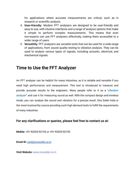 Ppt Fft Analyzer Sound Testing Ono Sokki India Powerpoint Presentation Id 12067861