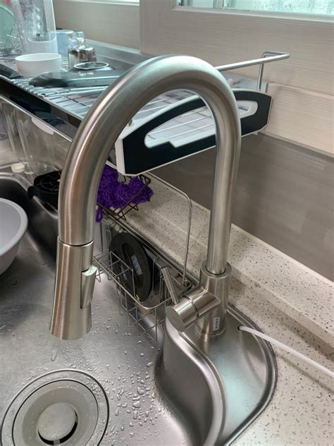 센서 절수기 싱크대 수전 셀프 교체하기 Sus304 Sus 랜디 304 서스 랜디 304 거위목 주방 수전 니켈 스텐 수도꼭지 교체 작업 주방 싱크대 수전 교체 내돈내산