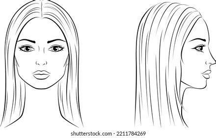 How To Draw Hair Straight