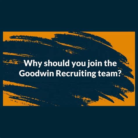 Goodwin Recruiting On Linkedin Recruiter Goodwinrecruiting Growwithgoodwin Hiring Joinourteam
