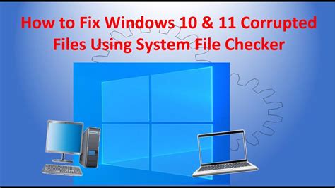 How To Fix Windows 10 And 11 Corrupted Files Using System File Checker Youtube